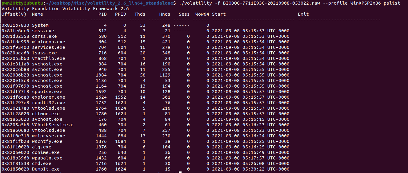 [Misc]内存取证 | Brvc3's Base
